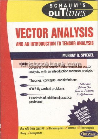 JBD VECTOR ANALYSIS AND AN INTRODUCTION TO TENSOR ANALYSIS | Idris Book Bank