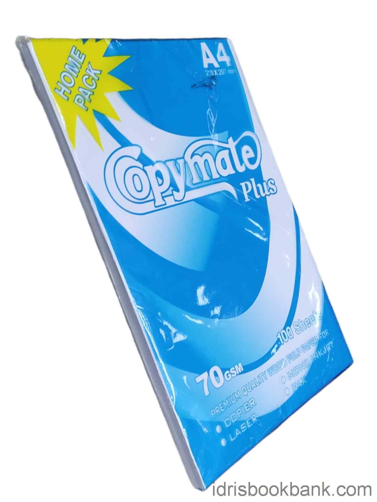 PAPER REAM COPYMATE HOME PACK A4 70 GRAM 100 SHEETS | Idris Book Bank